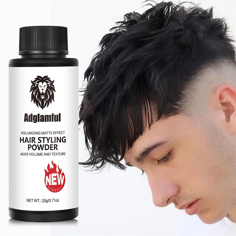 Men's Hair Volumizing Powder, Oil-Absorbing Texture Enhancer for ...