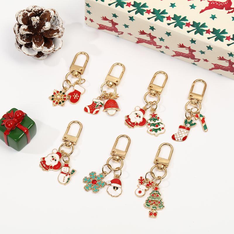 a2025Christmas Series Keychain Pendant European and American Cute ...