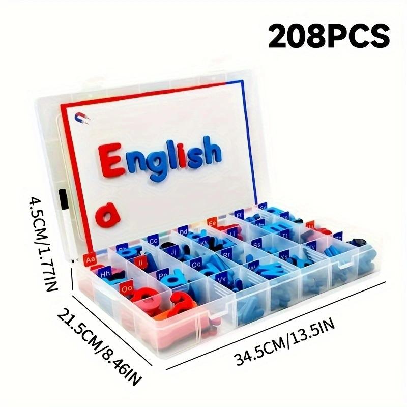 Kids Magnetic Alphabet Numbers Refrigerator Magnets, Educational Toy ...
