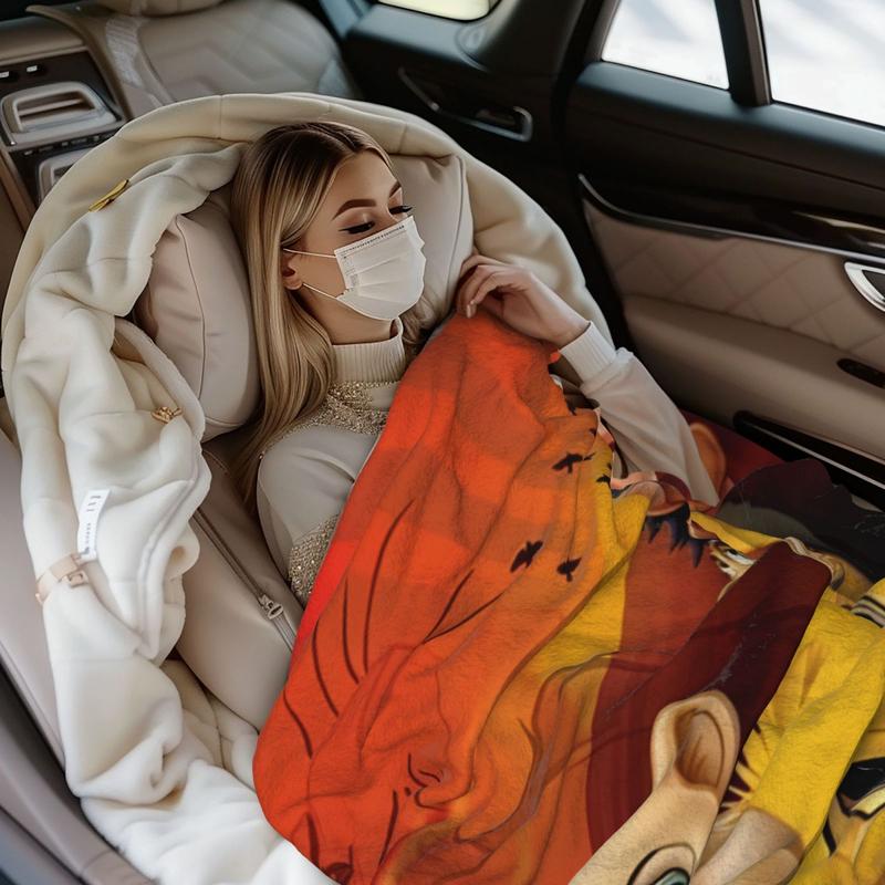 Cartoon S-simba Lion King Nap Blanket Four Seson Soft Flannel Plush ...