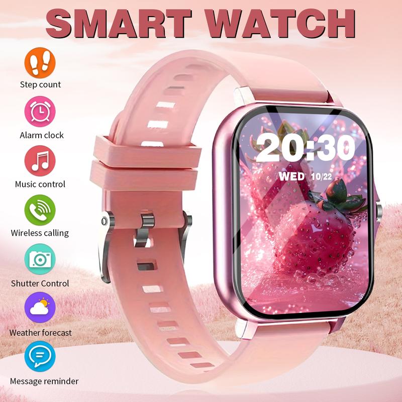 Unisex Fashion Smartwatch - Wireless Call & Message Notification ...