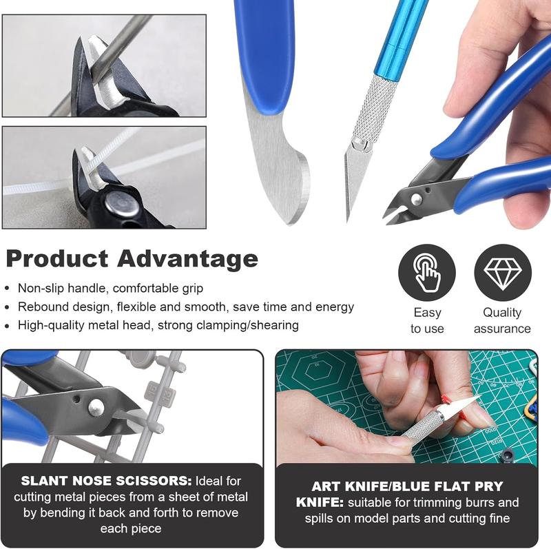 11 count Model Kit Tools, Gundam Model Tool Kit, Hobby Building Tools ...