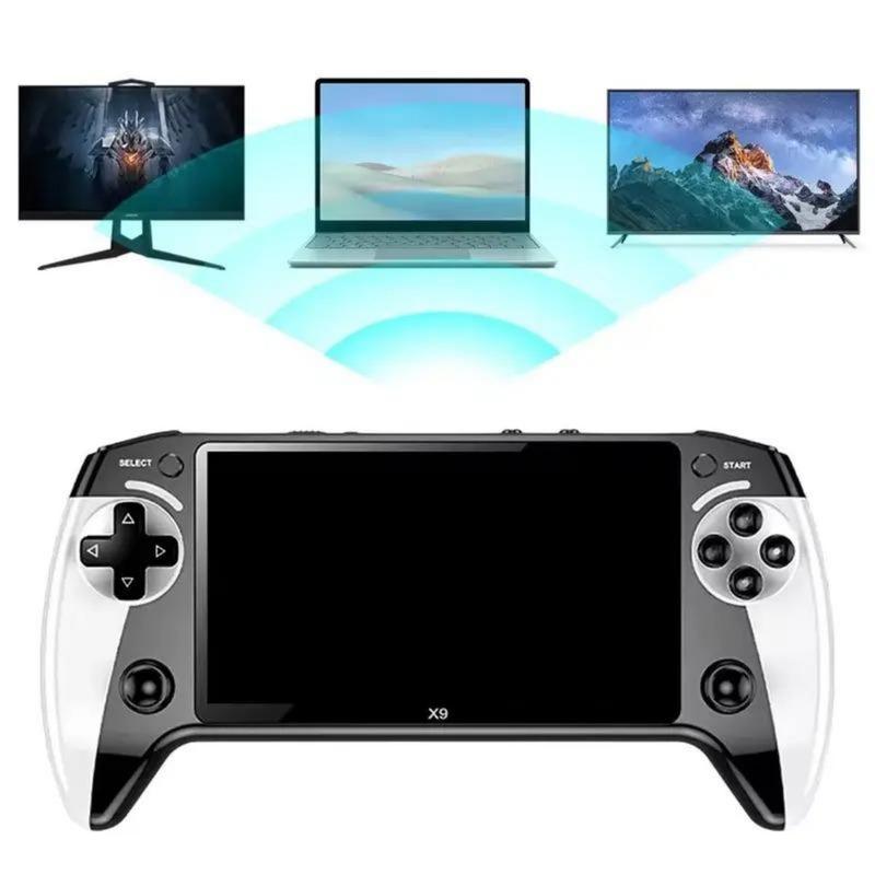 X9 Handheld Game Console, Rechargeable Portable Gaming Device, 5.5 Inch ...