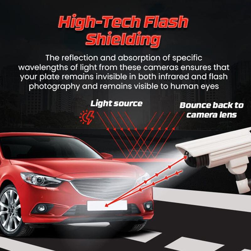 Homonth Invisible License Plate Spray Long-lasting Effective Car ...