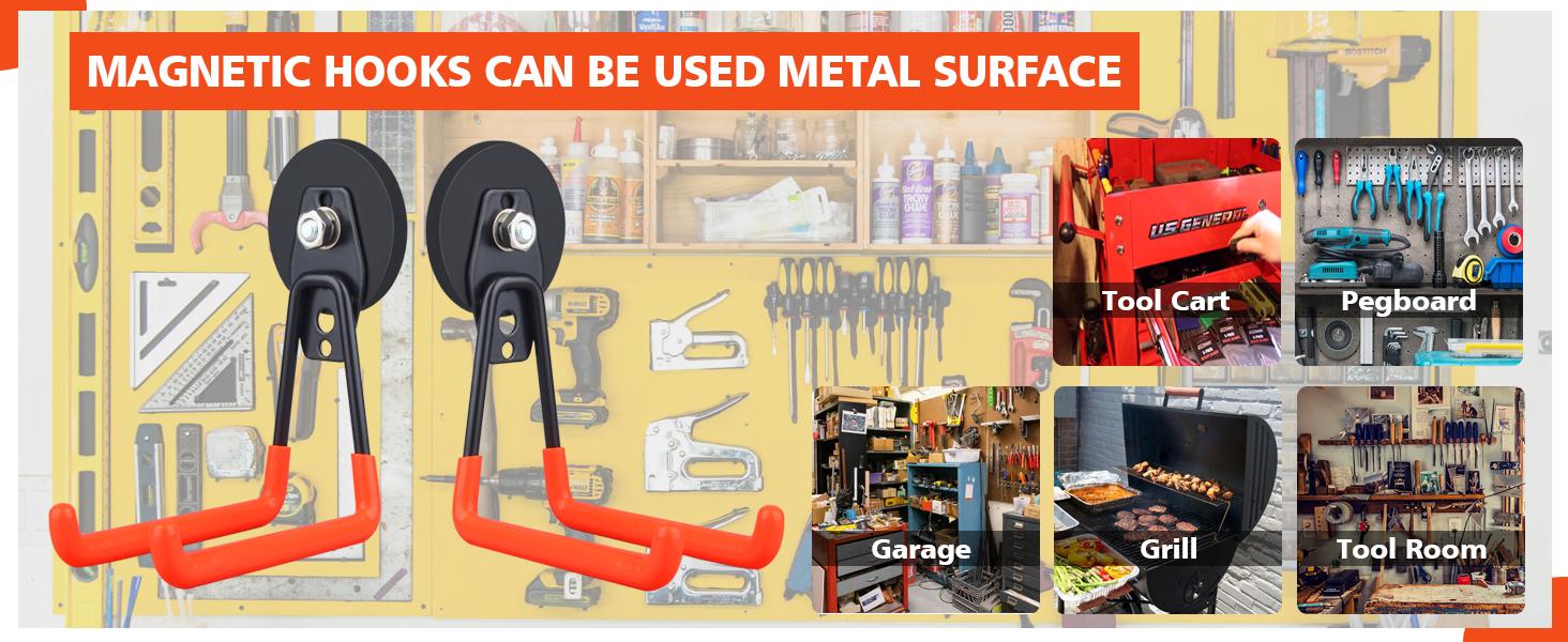 Magnetic Power Tool Organizer, Heavy Duty Cordless Drill Hook with ...