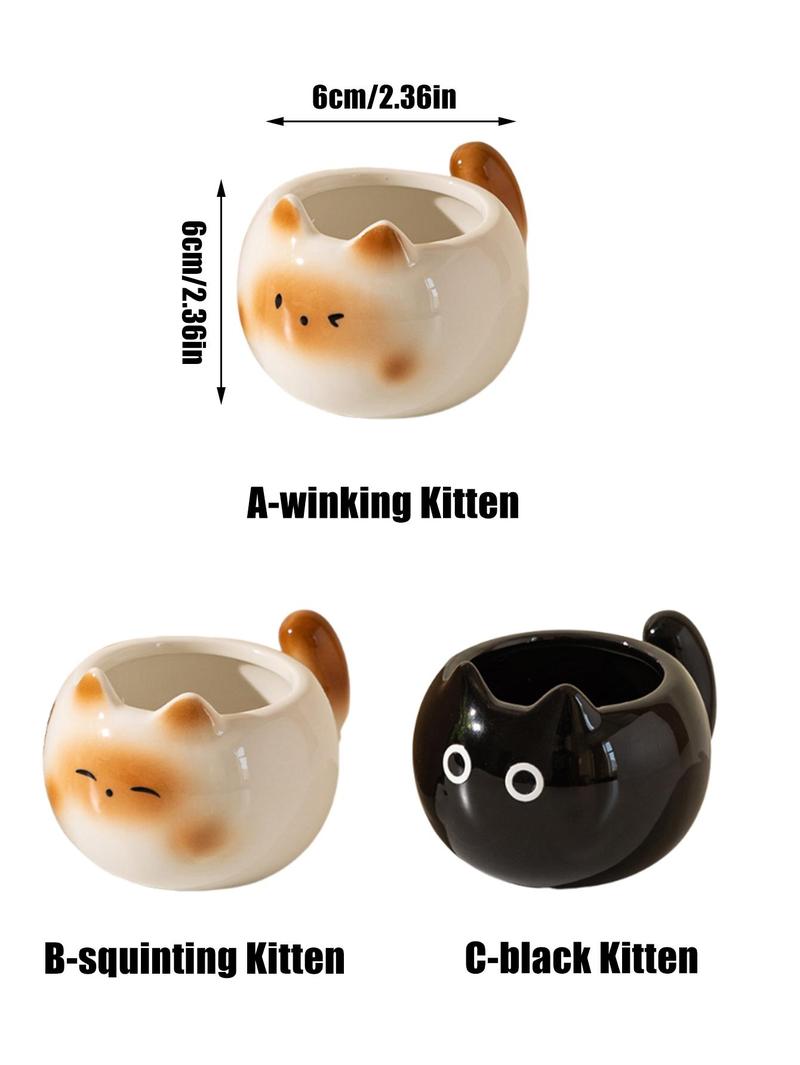 Cute Siamese Cat Coffee Cup, Creative Adorable Kitty Mug, High-Quality ...