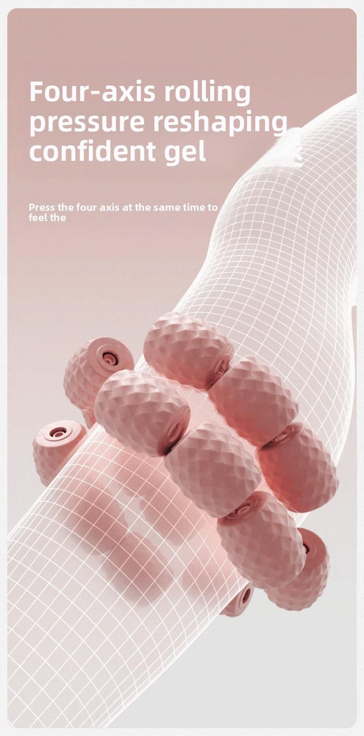 Thin leg circular leg calf massage roller 12 wheels circular thin leg ...