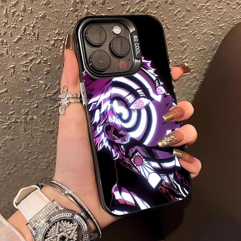 Demon Slayer Akaza Mobile Phone Case for iPhone 17 16 15 14 13 12 11 X ...