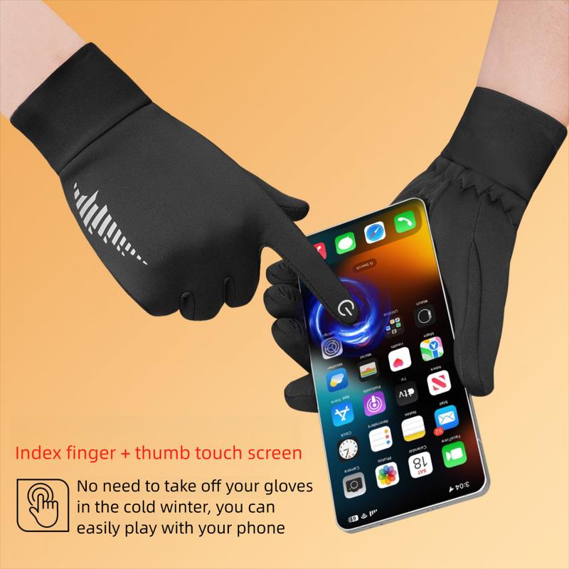 Winter Gloves Women Men Ski Gloves Liners Thermal Warm Touch Screen ...
