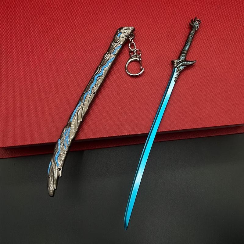 Men's keychain One Retro Zinc Alloy Anime Sword Keychain - Collectible ...