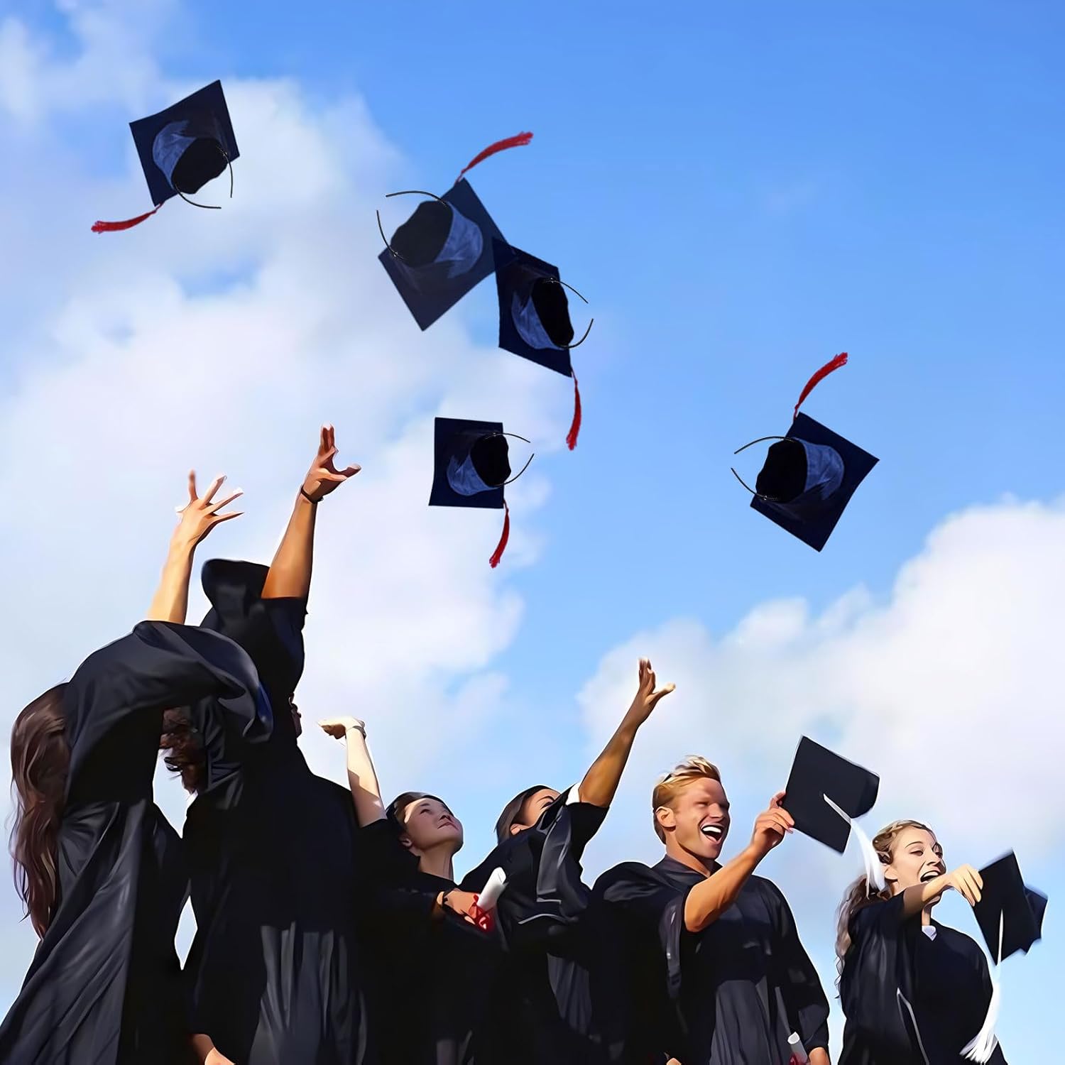 Graduation Cap Headband Insert - Secure Grad Cap Headband for Graduates ...