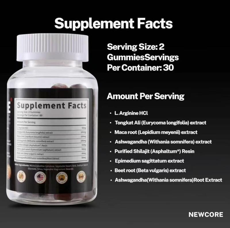 Newcore 7-in-1 Nitric Oxide Booster contains Maca Root, Tongkat Ali ...