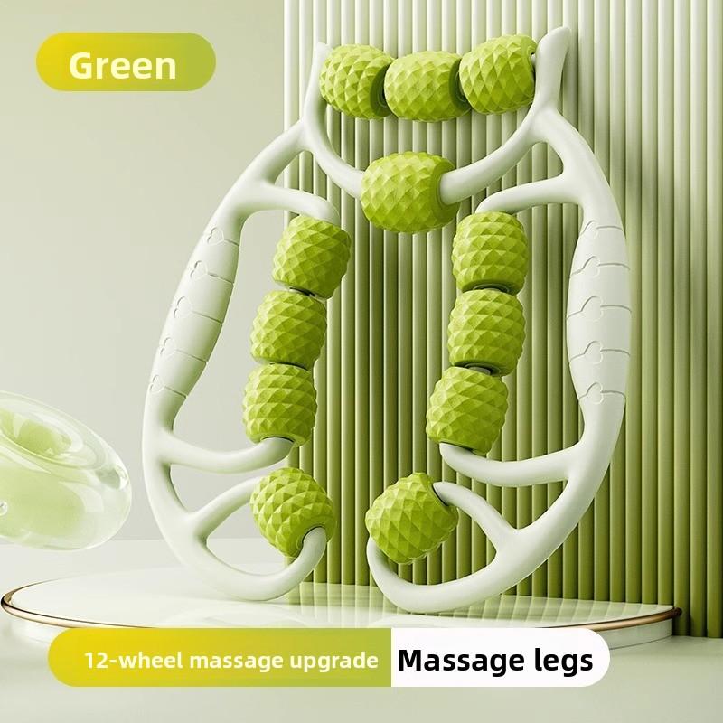 Thin leg circular leg calf massage roller 12 wheels circular thin leg ...