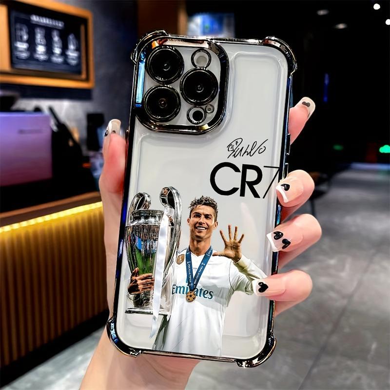 SU!Football Star Golden Ball C-CR7 Phone Case Compatible with iPhone 16 ...