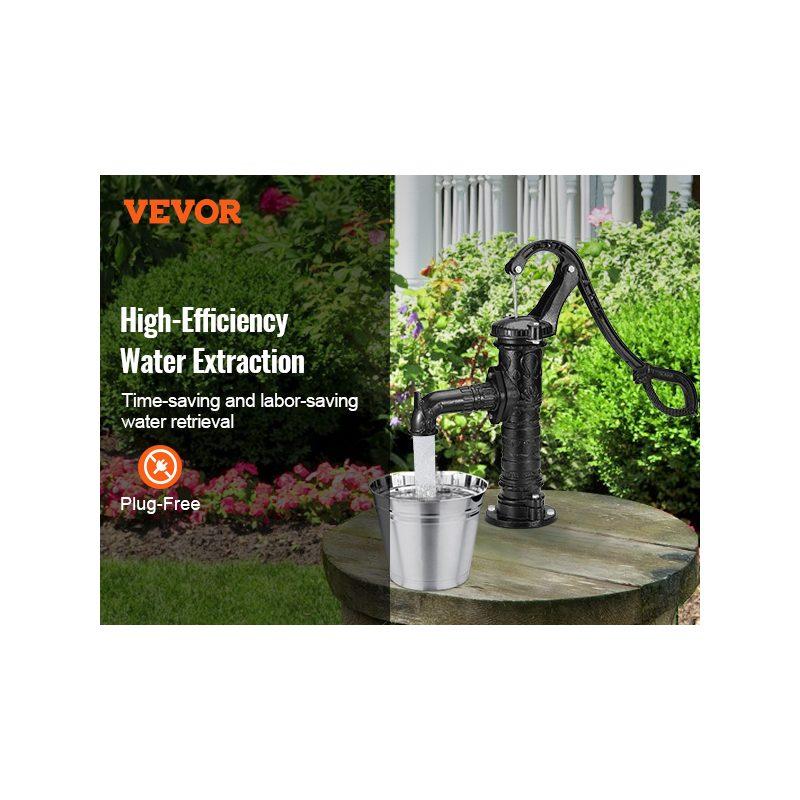 fathersdaygift VEVOR Antique Well Hand Pitcher Pump, 22ft Maximum Lift ...