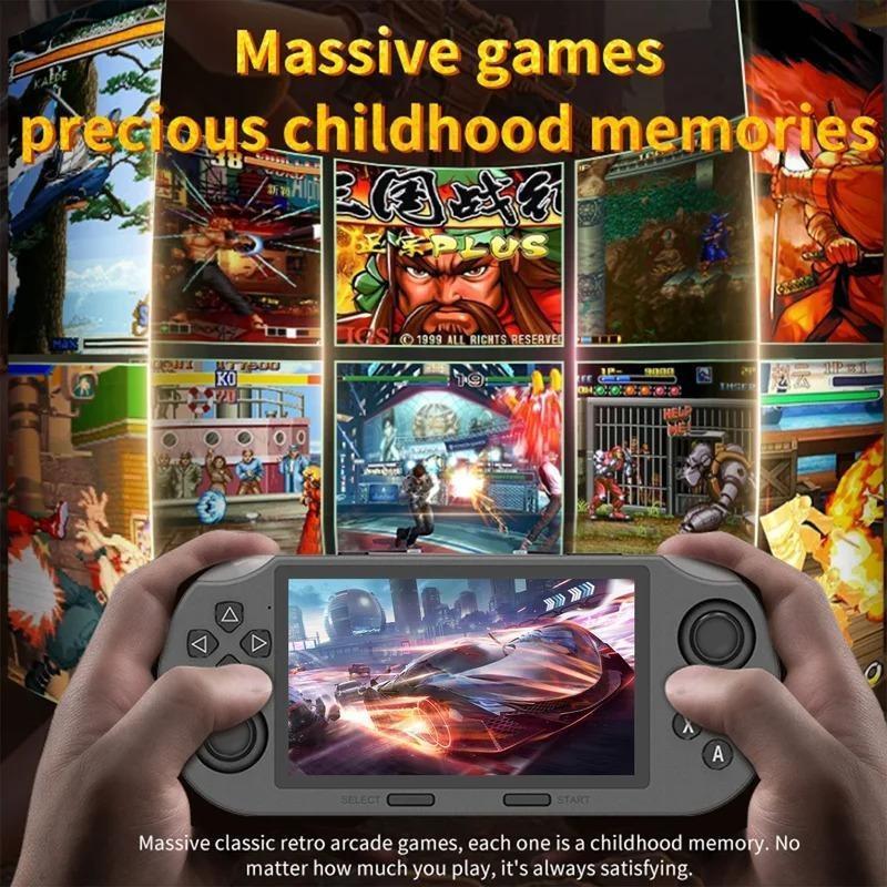 SF3000 Retro Handheld Game Console 4.5 Inch IPS Screen 3000mAh Battery ...