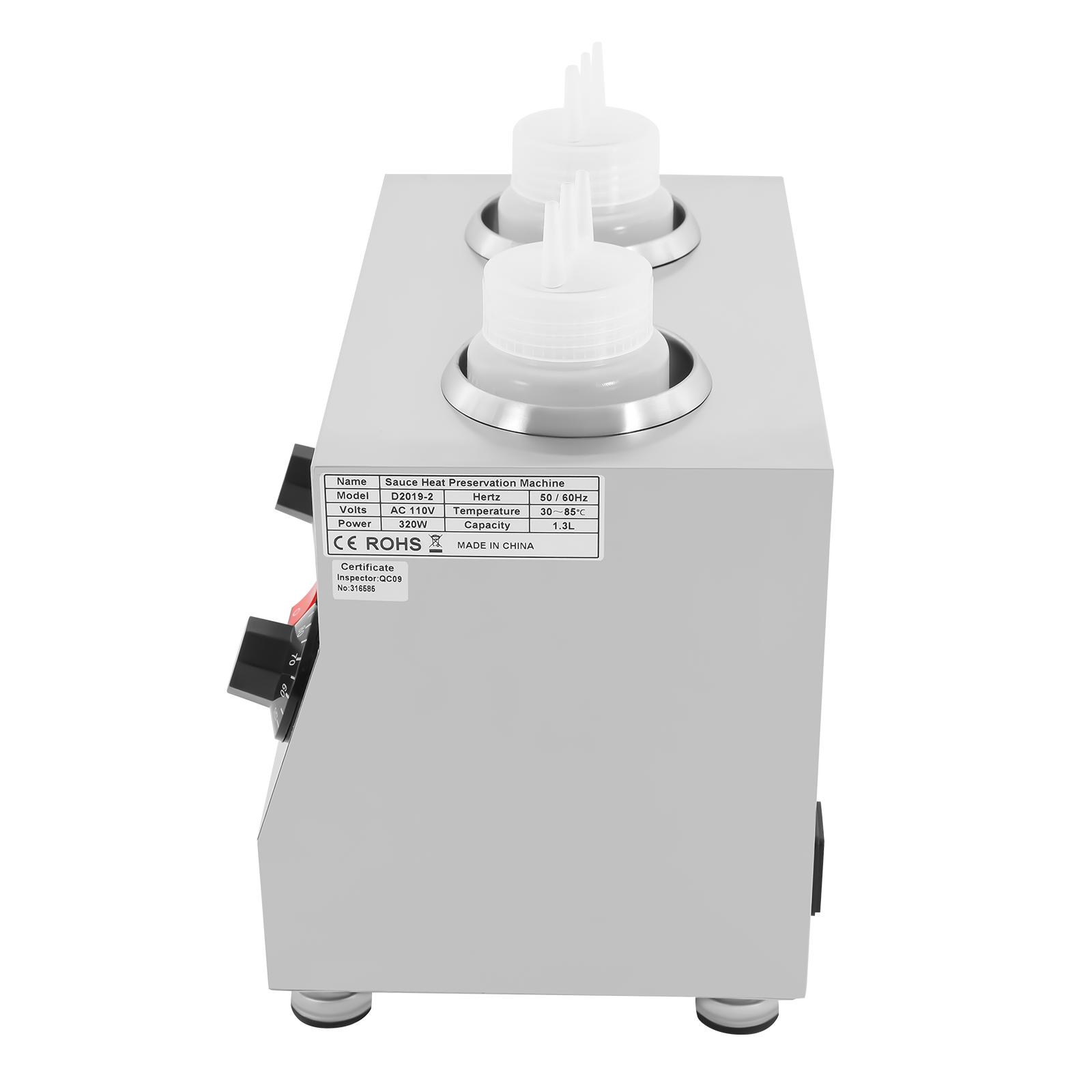 Electric Chocolate Sauce Warmer Toppings Bottle Hot Cheese Dispenser ...