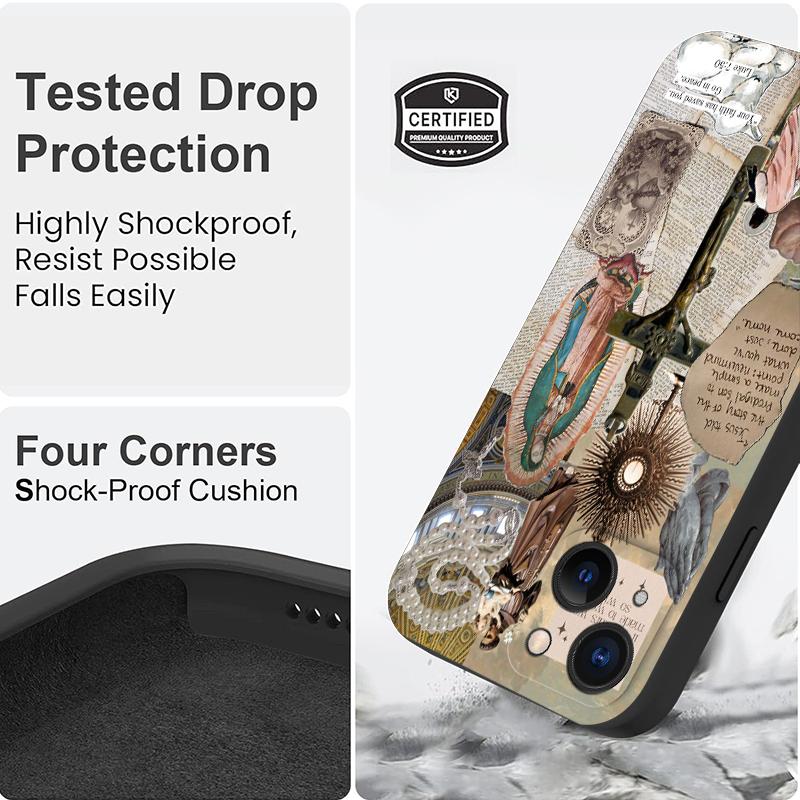 Straight Edge Phone Case for iPhone 15 16 14 Pro Max 13 12 11 XR XS ...