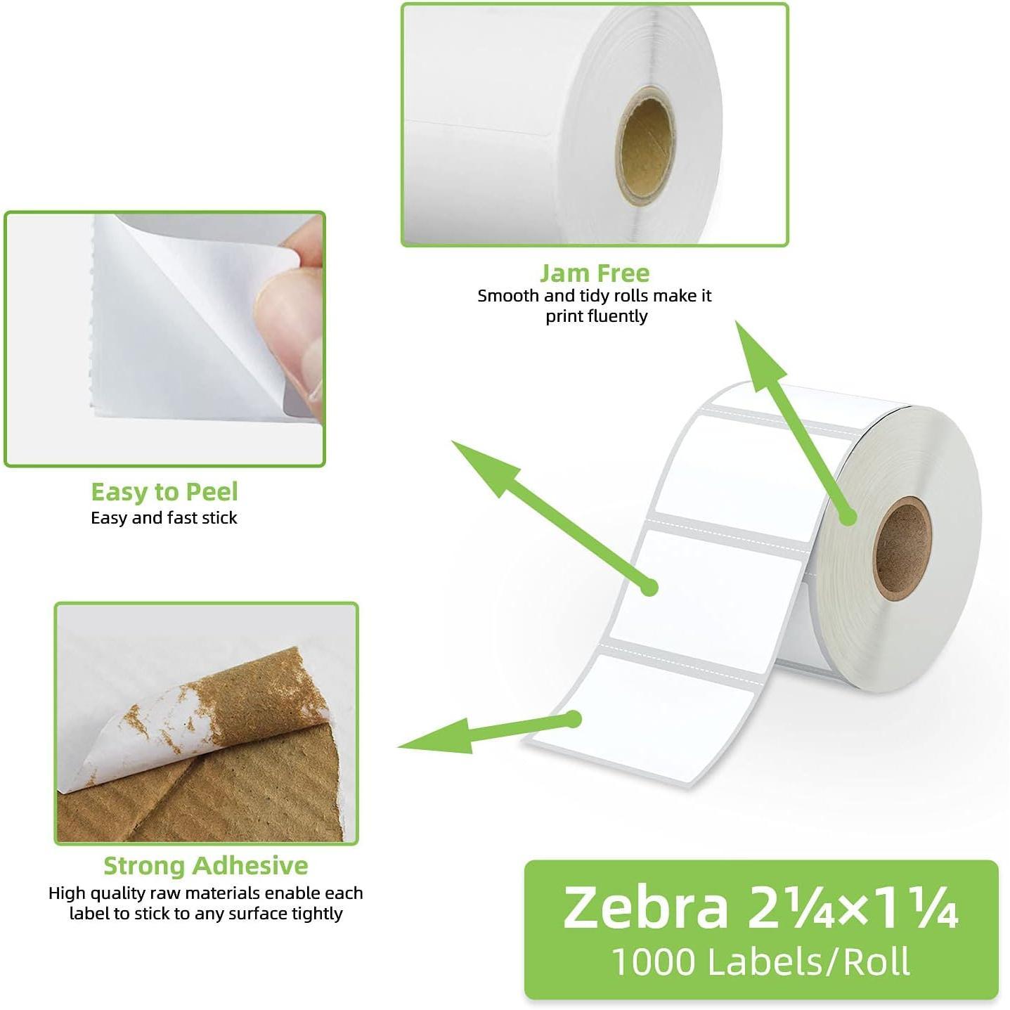 Direct Thermal Labels, White Thermal Printer Labels for UPC Barcode ...