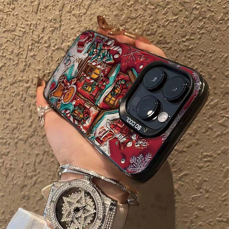 Christmas, Christmas Snow House, Phone Case for iphone17,16,15,14,13,12 ...