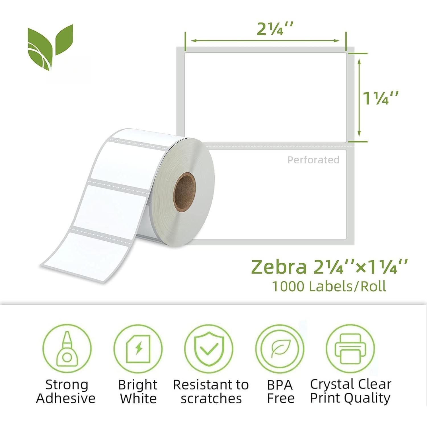 Direct Thermal Labels, White Thermal Printer Labels for UPC Barcode ...