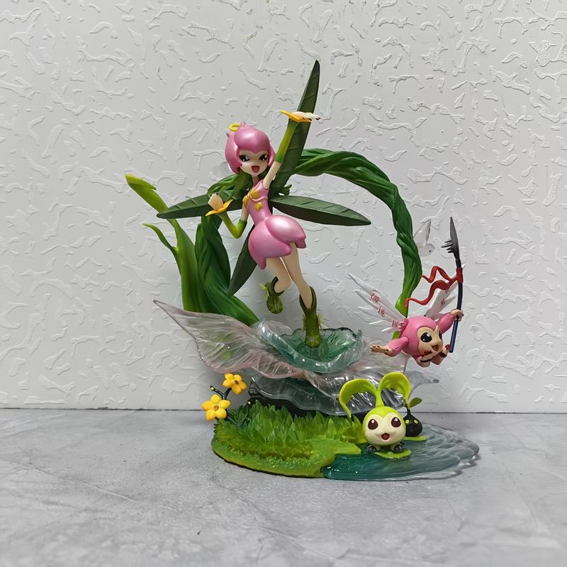 Anime "Digimon" Flower Immortal Beast Character Handheld Model Flower ...