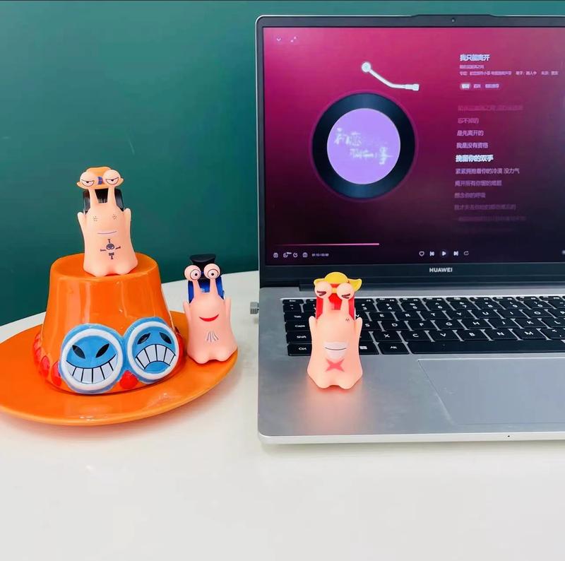 New Style One Piece Den Den Mushi Keychain - Rechargeable Voice ...