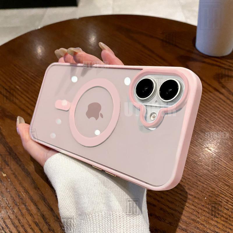 New Senior 16 Pink Magsafe MagneticPhone Case for iPhone17 16 15 14 13 ...
