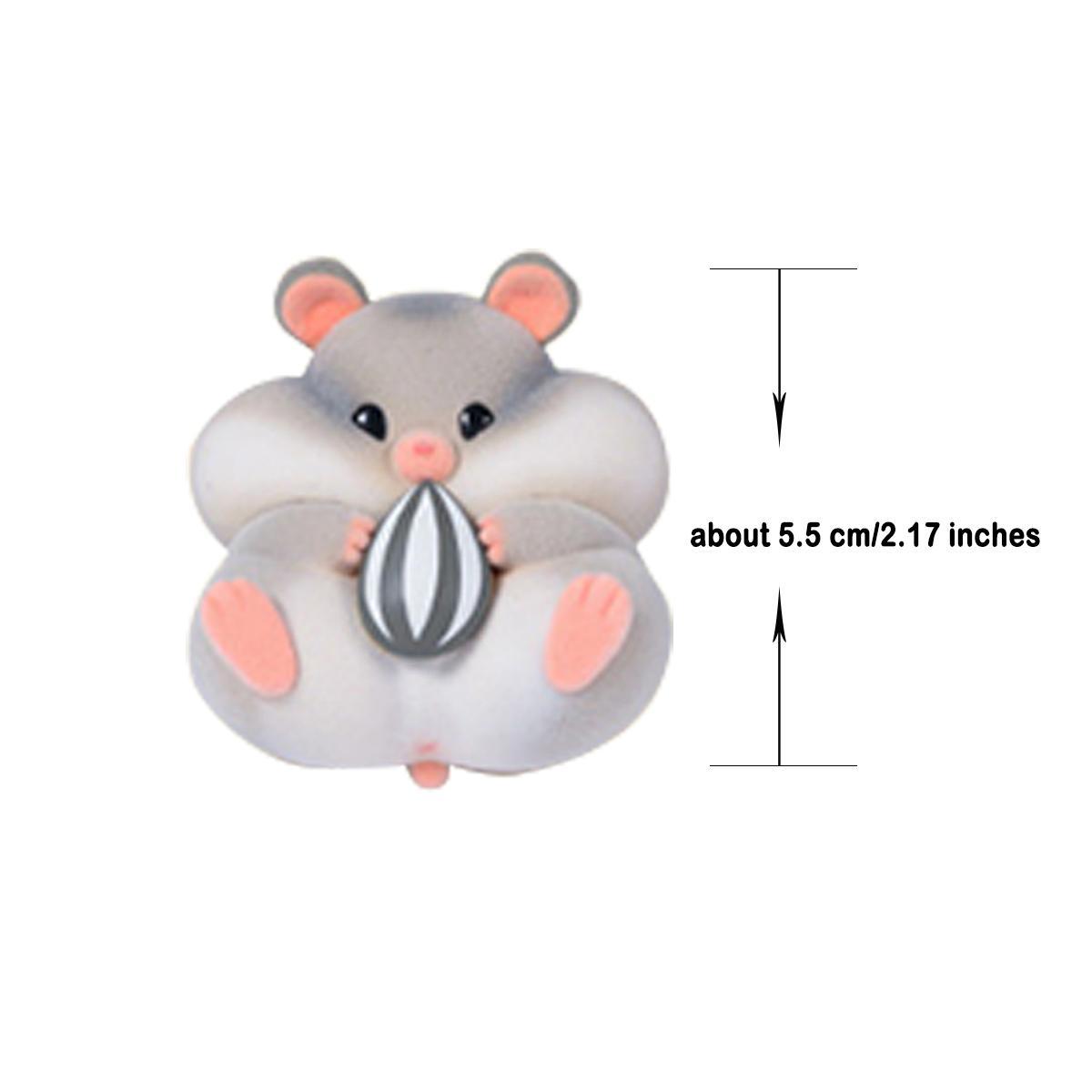 Cute Hamster Design Blind Box Toy, Random Cartoon Hamster Toy ...