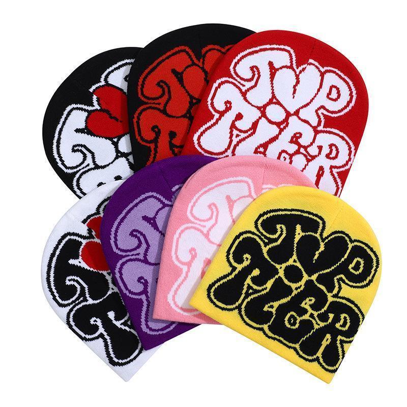 Fashion Unisex Knit Cap Patterned Monogrammed Cap Beanies Heart Letter ...