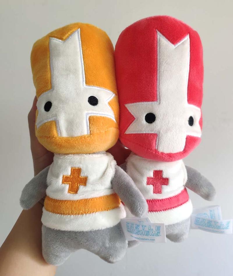 Castle Crashers red Orange Knight stuffed plush toy new 20cm - TikTok Shop