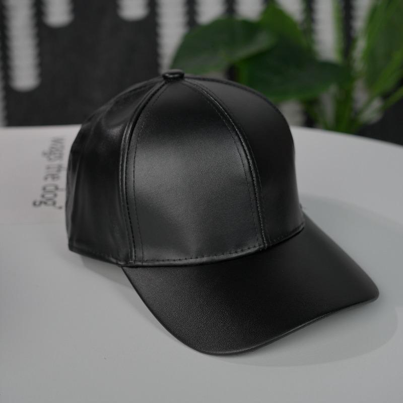2025 Adjustable Men's Genuine Cowhide Leather Baseball Cap for Fall ...
