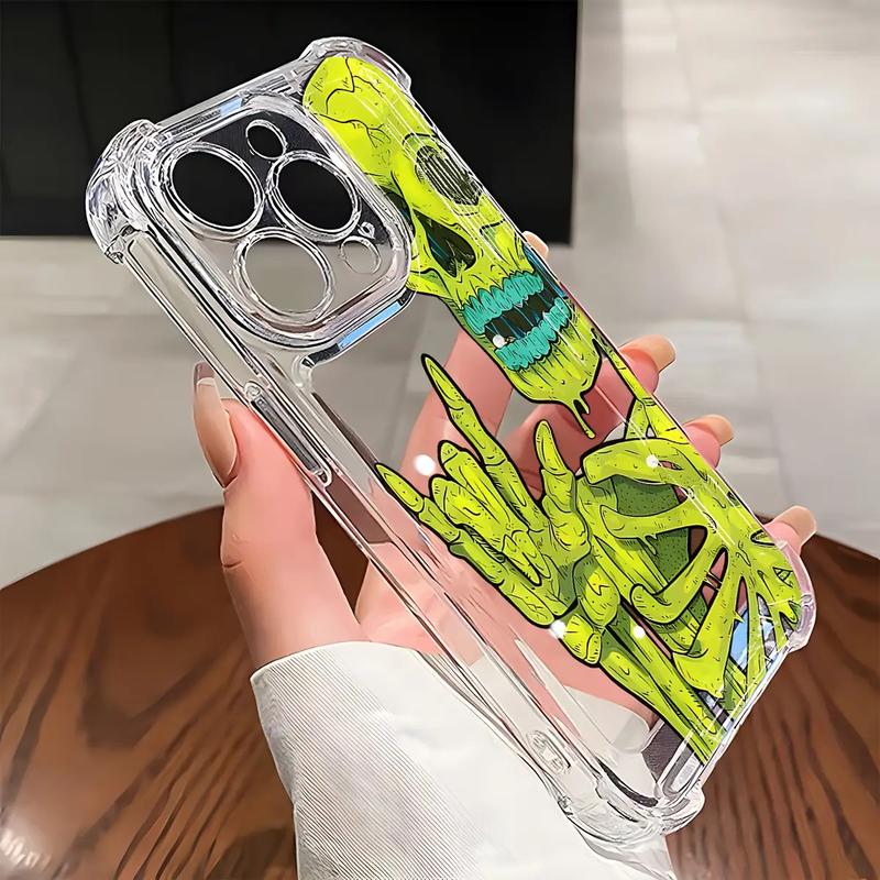 The Green Skull Case Is Suitable Iphone 17 Pro Max/17 AIR/16/15/14/13 ...