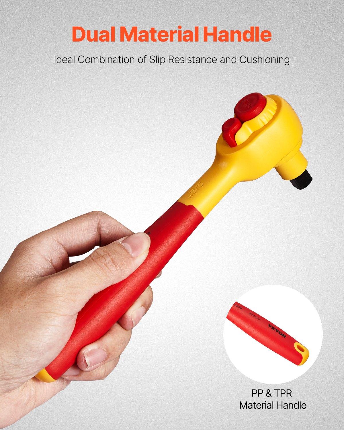 【DealsForYouDays】VEVOR 16-Piece 1000V Fully Insulated Socket & Wrench ...