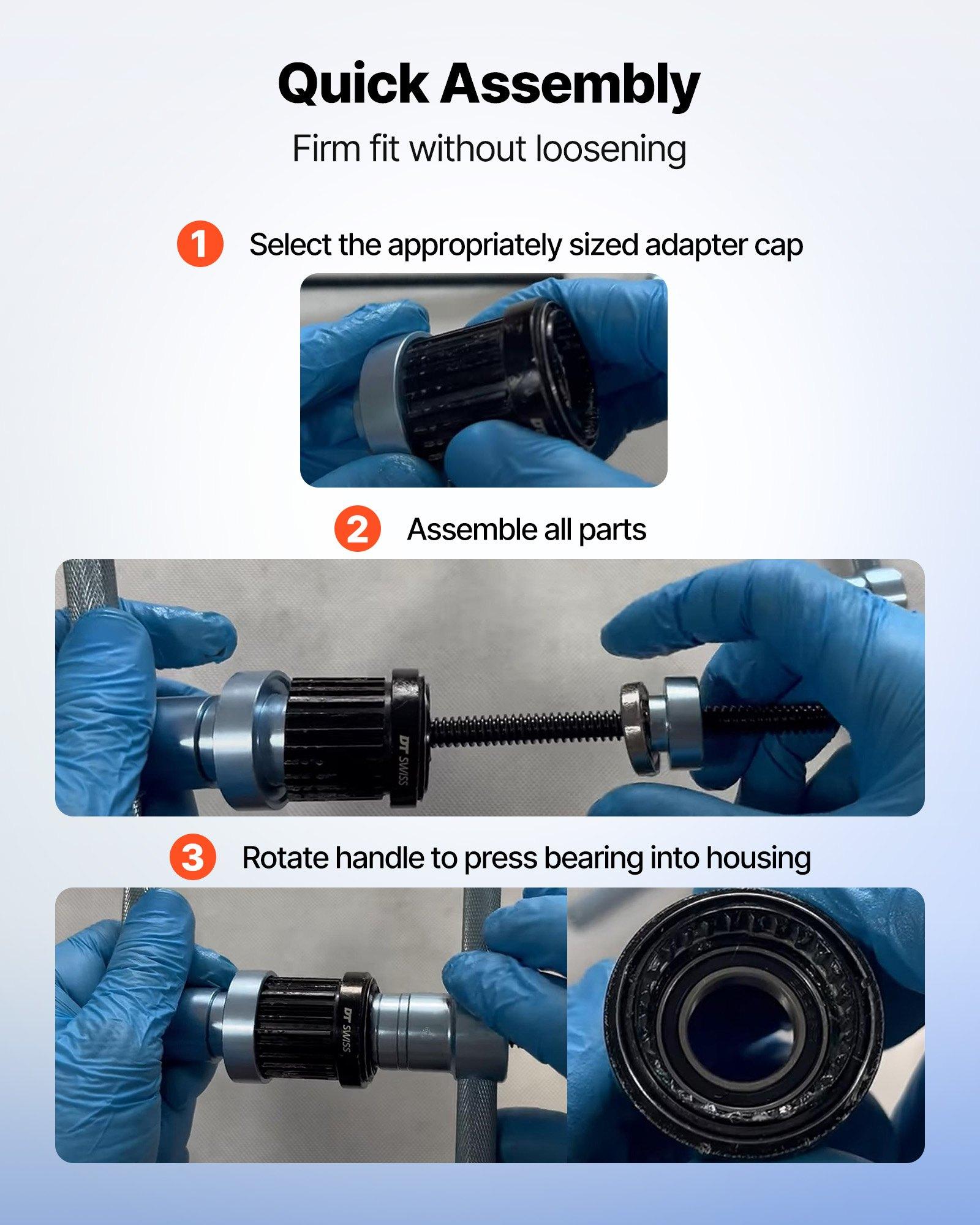 【FathersDayGift】 VEVOR Bearing Press Kit, 25 Pcs, Bearing Race and Seal ...