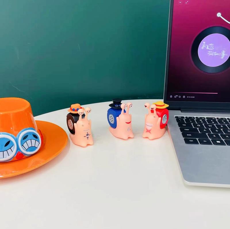 New Style One Piece Den Den Mushi Keychain - Rechargeable Voice ...