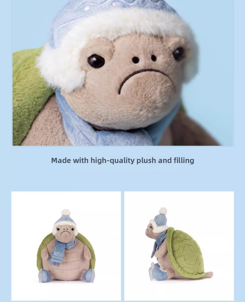 Timmy Turtle Ice Skating Plush Toy Doll Gift 2025 Christmas New Product ...