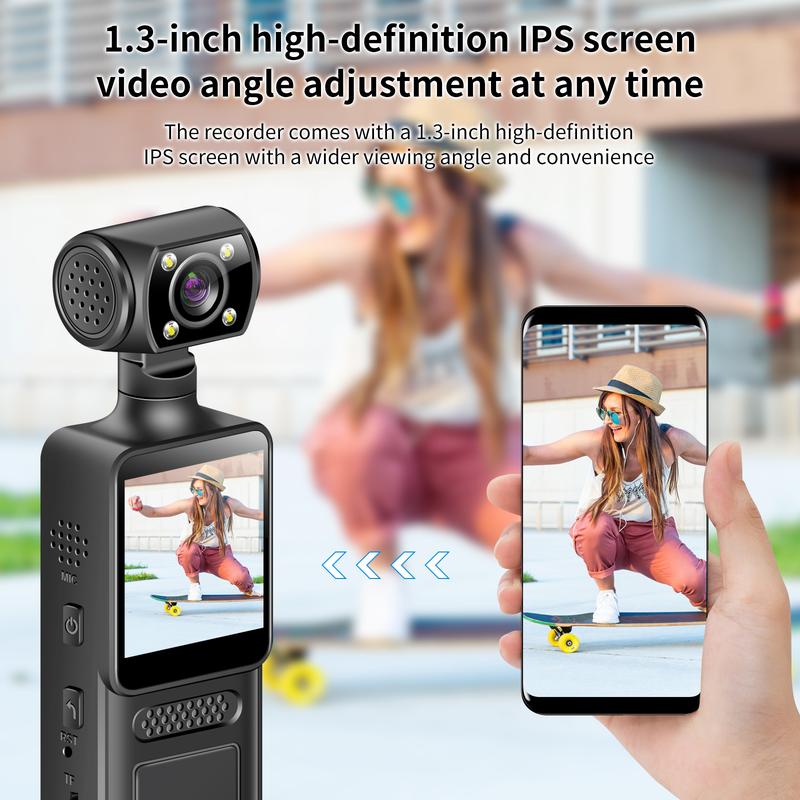 Portable recorder 4K high-definition screen pocket-sized and handheld ...