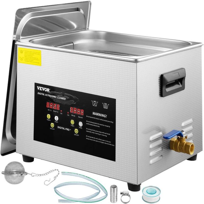 VEVOR 10L Ultrasonic Gun Cleaner, 300W Professional Ultra Sonic ...