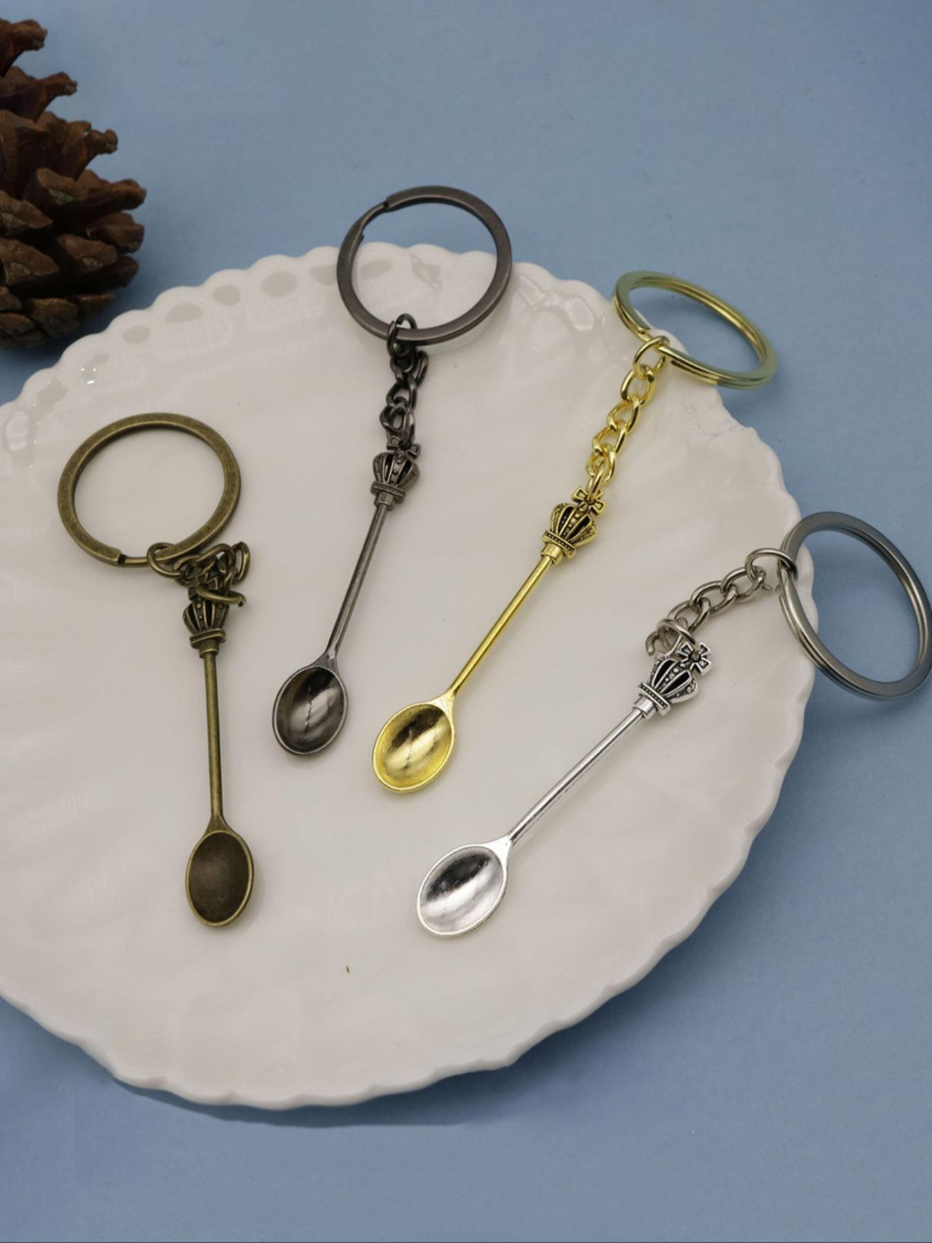 Elegant Silver Color Spoon, Durable Stainless Steel Utensil, Perfect ...