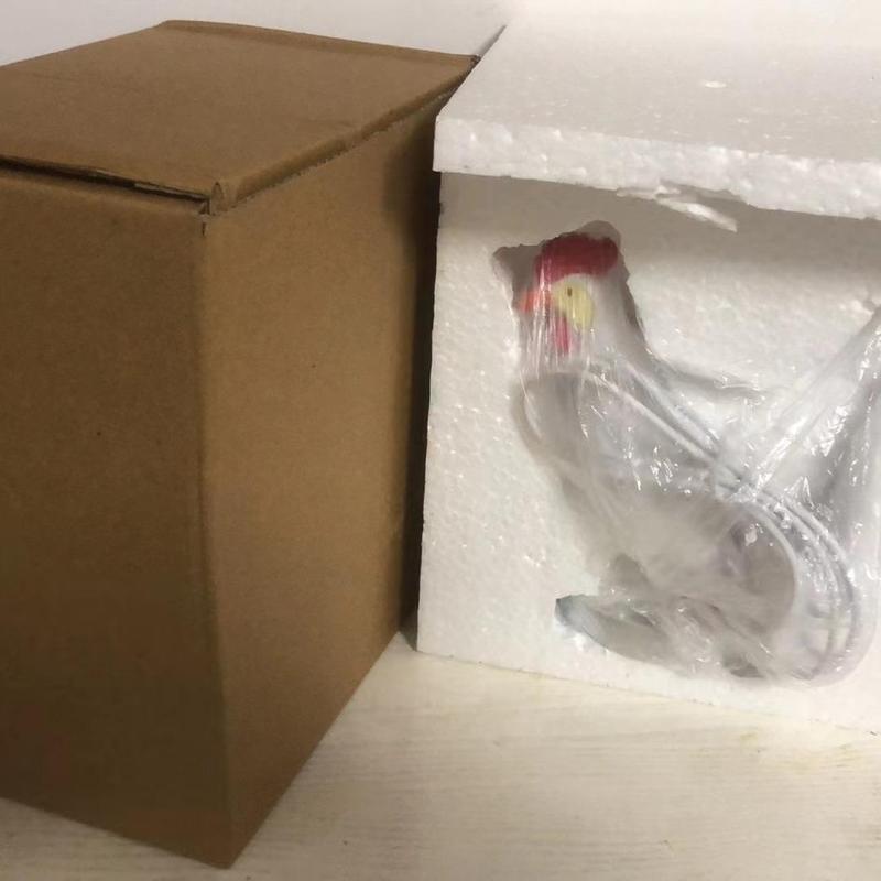 Chicken Design Desktop Decorative Light, 1 Count Cute Resin Animal ...