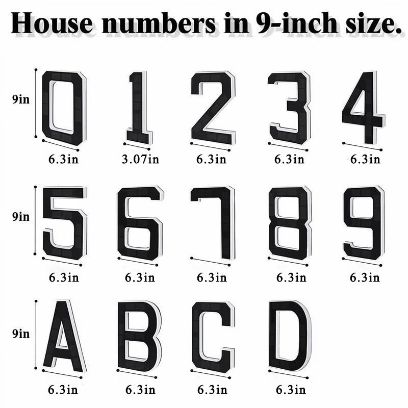 Modern Farmhouse Illuminated Sign Light: Decorate Your Door Number with ...