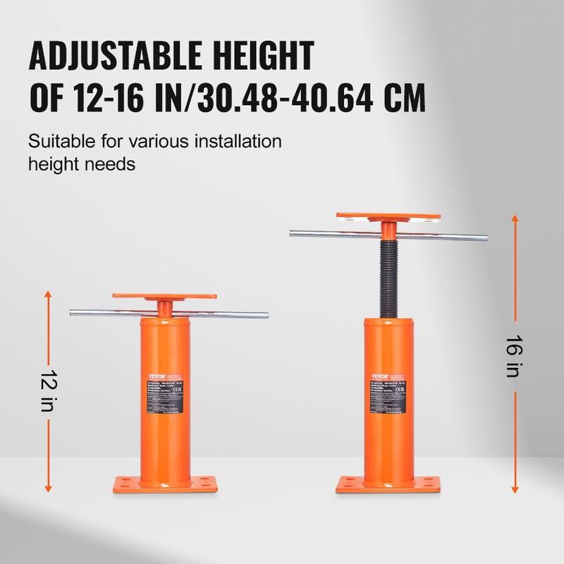 VEVOR House Floor Jack, 54 - 150 Height Range, 11200 lbs Max Load ...