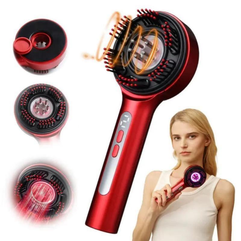New electric hair scalp massager with hair brush, hair oil application ...