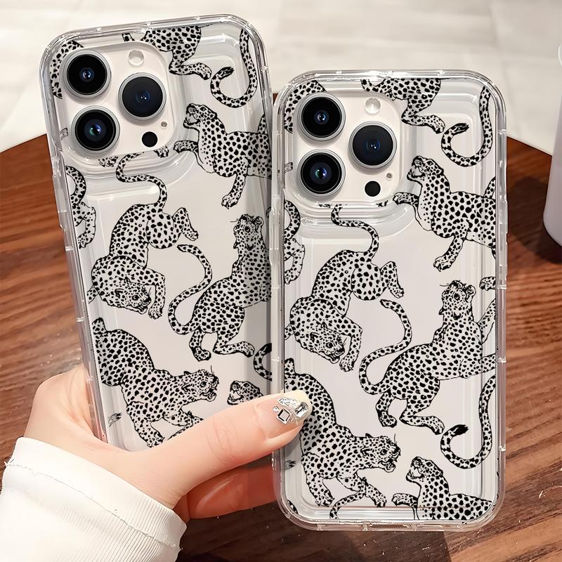Leopard-Pattern Soft TPU Flexible Full-Body Airbag Shockproof ...