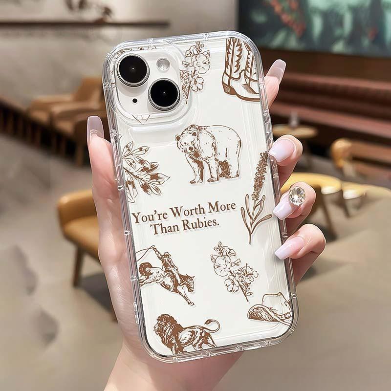 Pink Cowboy Boot Shockproof Phone Case for iPhone 16 15 14 13 12 11 Pro ...