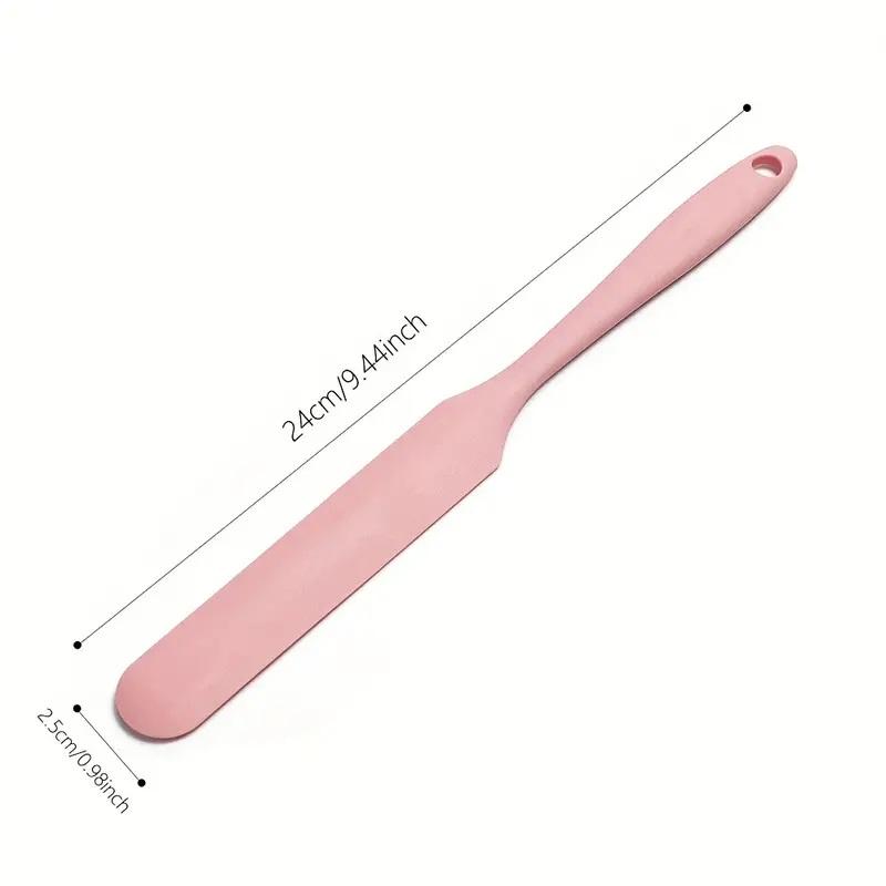 Silicone Jar Spatula, 1/5 Counts Non-stick Cake Cream Spatula, Heat ...