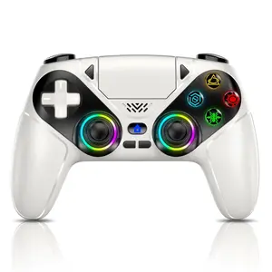 LED Wireless Controller, Compatible with PS5 Pro/Slim/PC, Dual ...