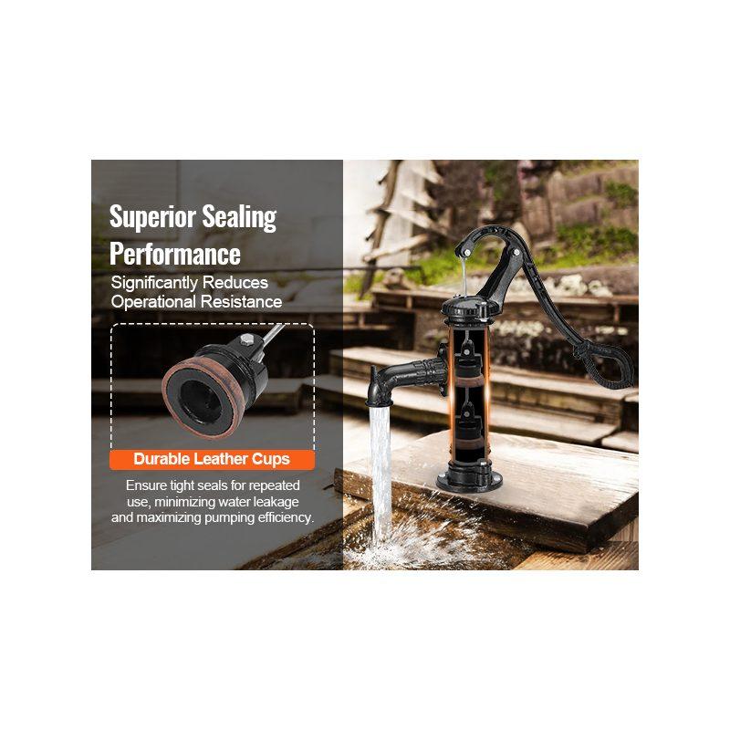 fathersdaygift VEVOR Antique Well Hand Pitcher Pump, 22ft Maximum Lift ...