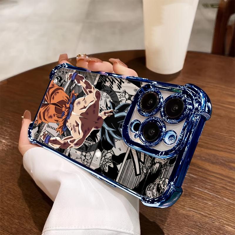 Saiyan B-Balls Anime D-Dragons Black Phone Case Compatible with for ...